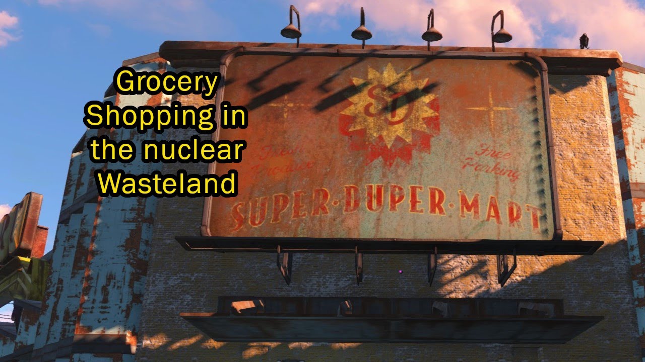 Grocery shopping in the nuclear wasteland - YouTube