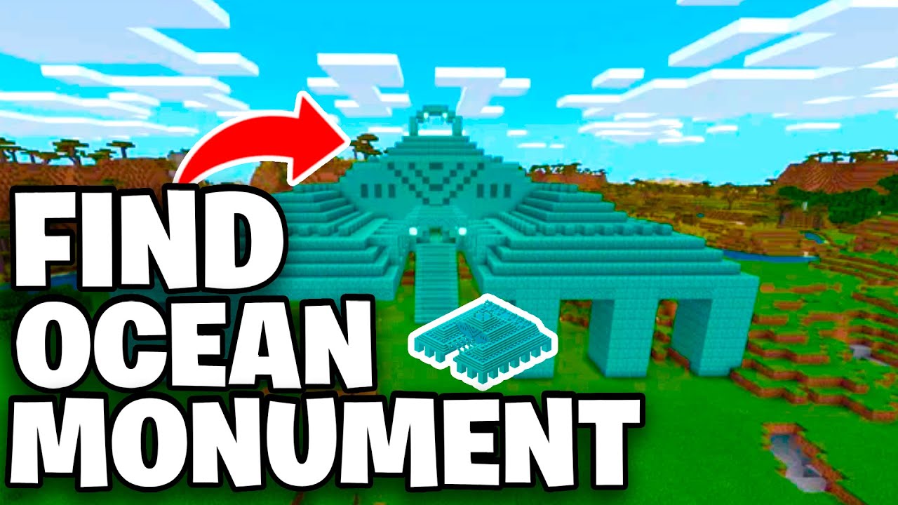 How To Find a Ocean Monument In Minecraft! (INSTANTLY) - All Platforms ...