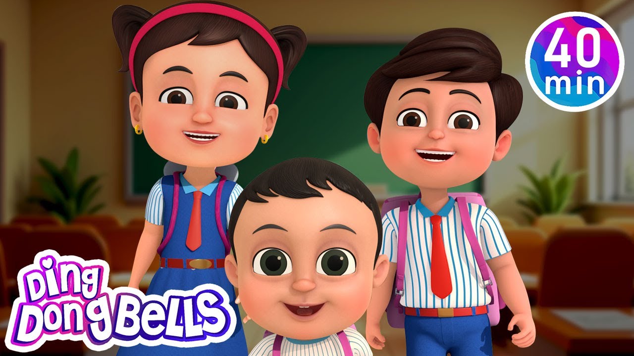 Hum School Chale + 15 more Rhymes in Hindi | Nursery Rhymes | Ding Dong Bells - YouTube