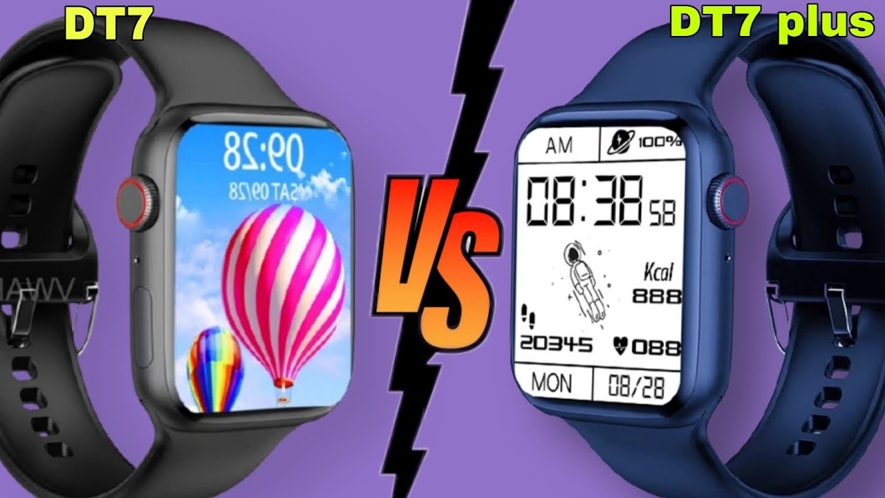 DT7 vs DT7 Plus Smartwatchs - Quais as diferenças? lindas watch faces ...