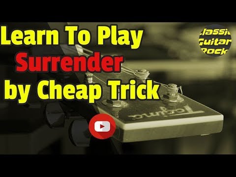 Learn to play "Surrender" by Cheap Trick - Easy Guitar Lesson - YouTube