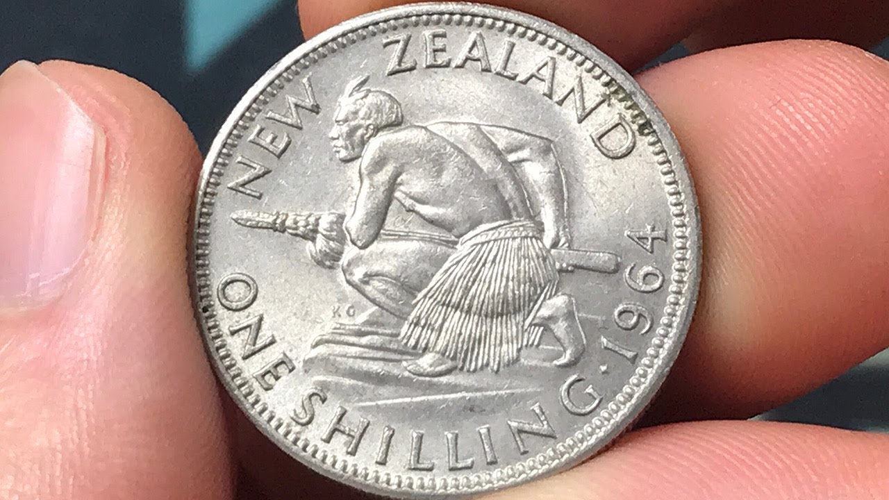 1964 New Zealand 1 Shilling Coin • Values, Information, Mintage ...