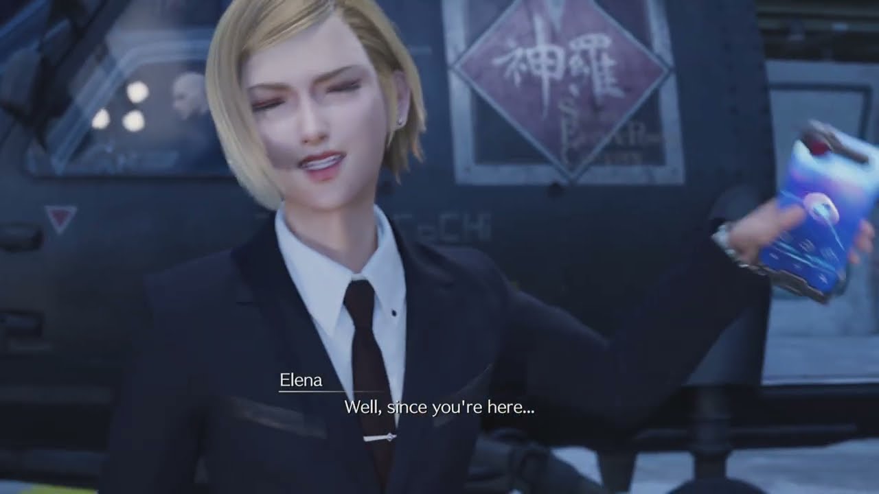 FINAL FANTASY VII REBIRTH - Elena & Rude Attempt To Halt Avalanches ...