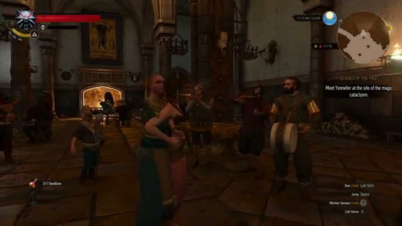 Witcher 3 does some weird things when your not looking... - YouTube
