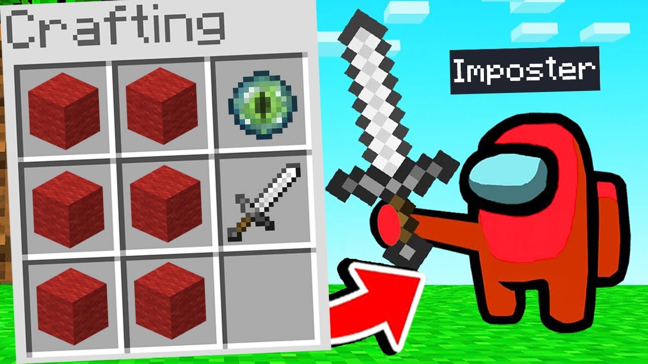 I GOT ATTACKED By 100 IMPOSTERS In Minecraft Among Us! - YouTube