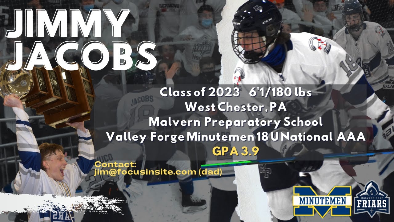 Jimmy Jacobs Hockey Highlight Tape 2021 - YouTube