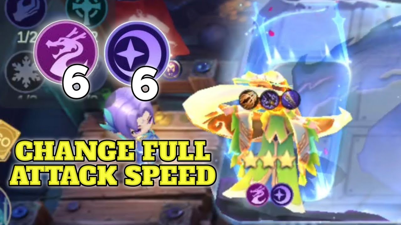CHANGE DRAGON ALTAR STARGAZER TITAN MODE FULL STACK | ATTACK SPEED FULL PARAH‼️ MAGIC CHESS GO ...