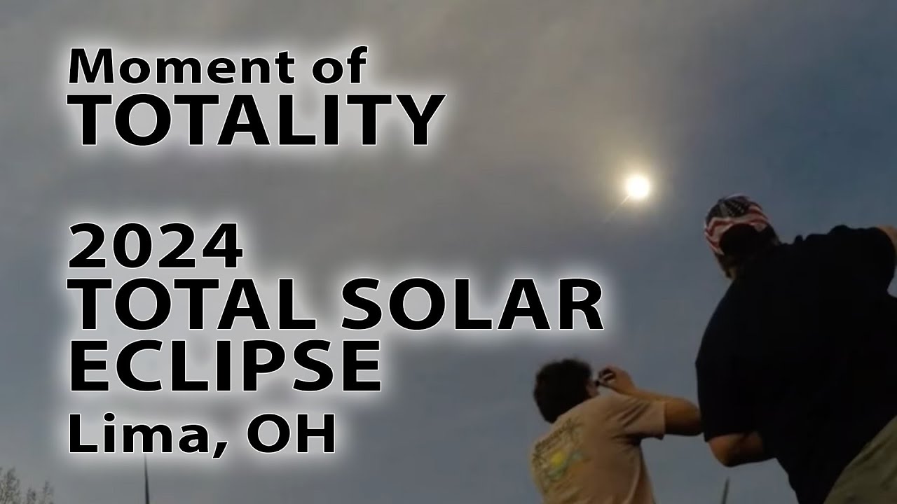 Experience Full Total Solar Eclipse 2024 from Ohio - YouTube