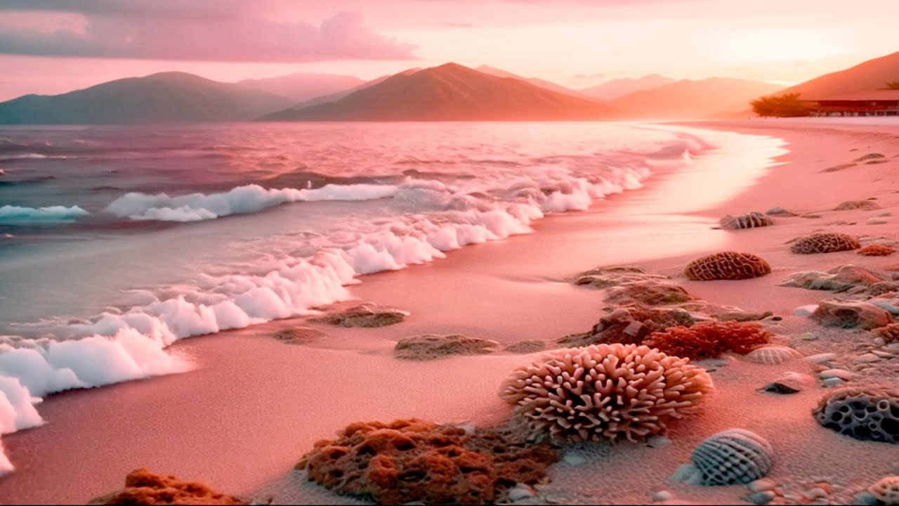 BEACH SLEEP MUSIC AND CALMING BEACH BACKGROUND AMBIENCE FOR A RESTFUL ...