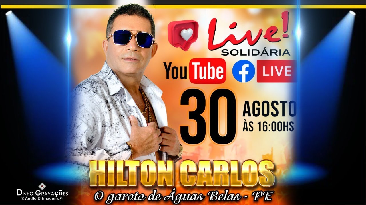 Live Solidária Hilton Carlos - Sem Fins Lucrativos - YouTube