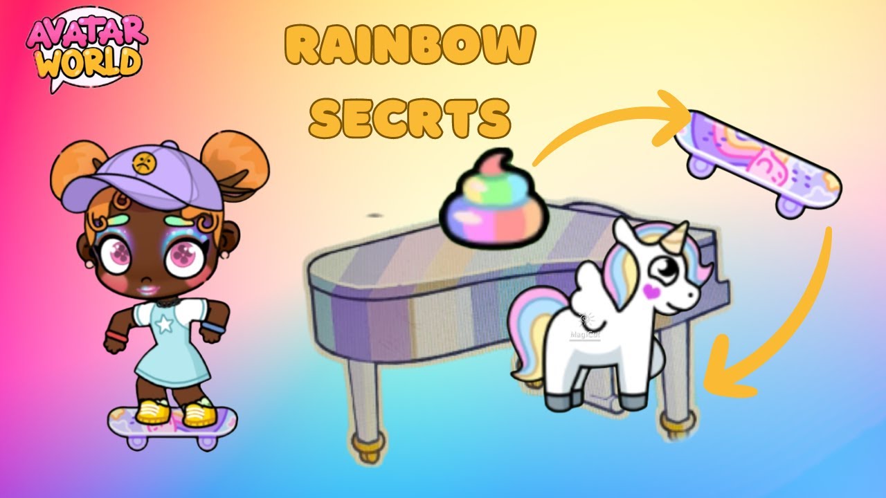 🌈New rainbow secrets // Avatar World // Pazu // Avatar Asi - YouTube