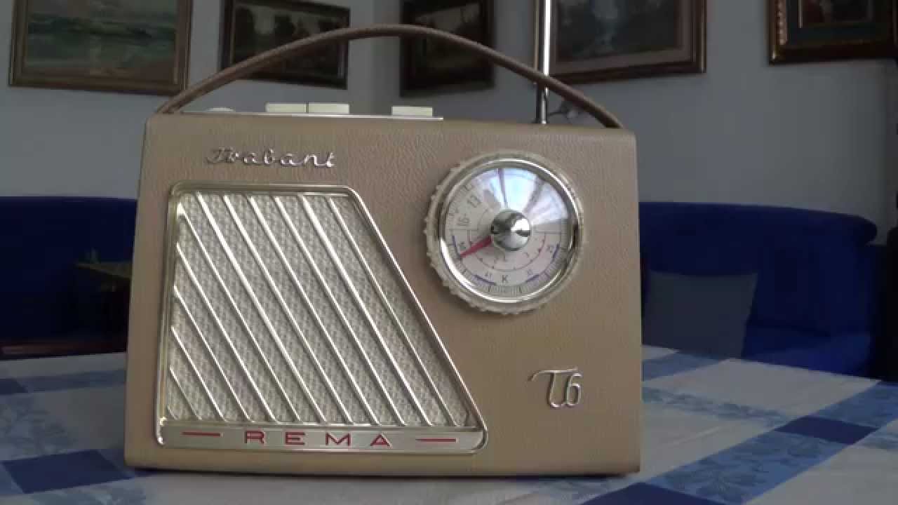 Radio DDR Rema Trabant T6 Transistorradio Röhrenradio - YouTube