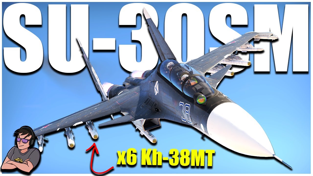 Top Tiers Most AGILE Fighter That STOMPS Ground RB - Su-30SM - War ...