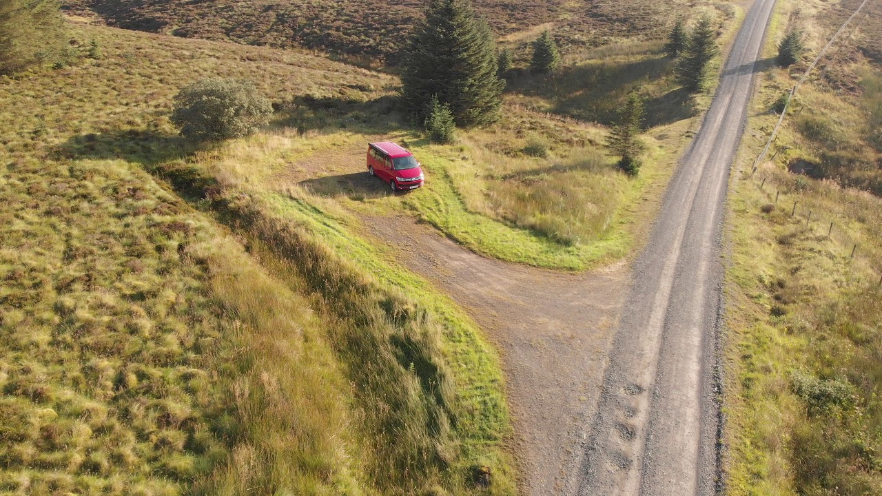 Kielder Forest Drive and Blakehope Nick sculpture 4k drone - YouTube