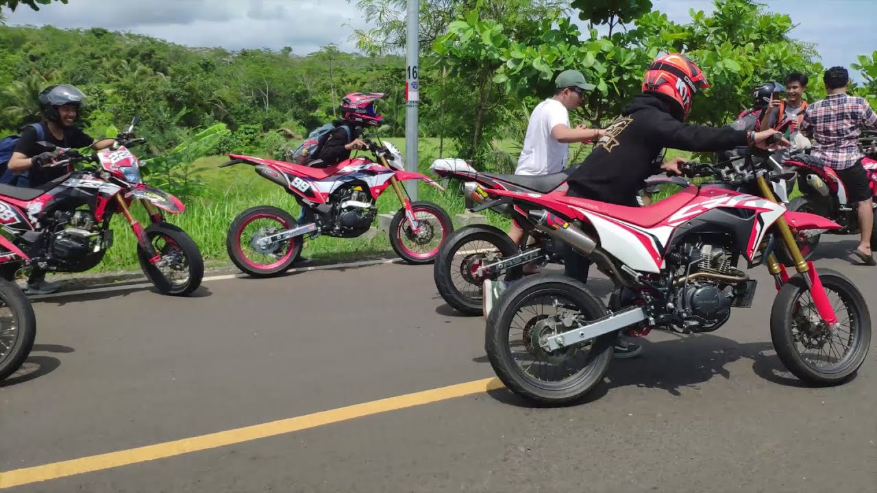 DORONG MOTOR CRF150L DI RANCABUAYA | ID9 - YouTube