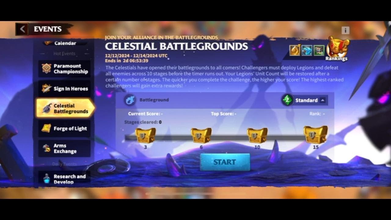 call of dragons -Celestial battle grounds event ? - YouTube