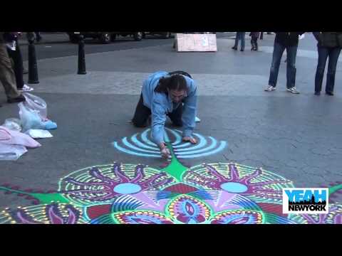 YNY TV: Sand Painting with Joe Mangrum - www.yeahnewyork.com