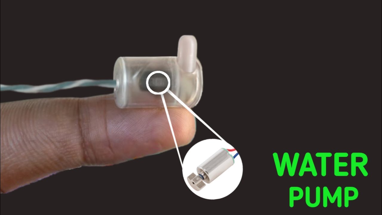 How to make smallest water pump at home - YouTube