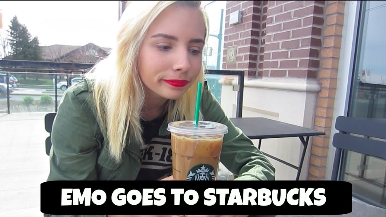 Emo Goes On A Starbucks Adventure! - YouTube