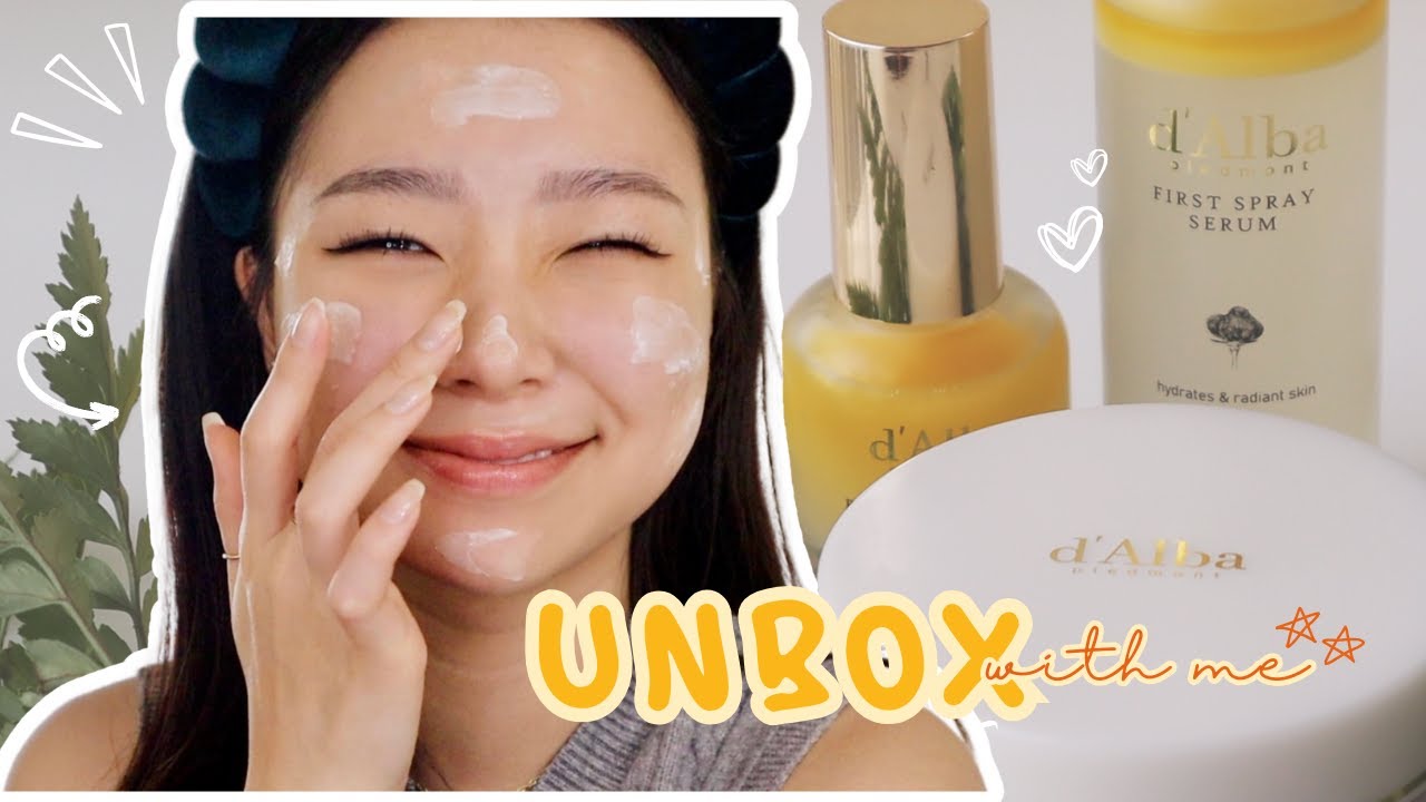 [d'Alba] Unboxing Amazon’s best seller face mist! First Spray Serum, and MORE!!! - YouTube
