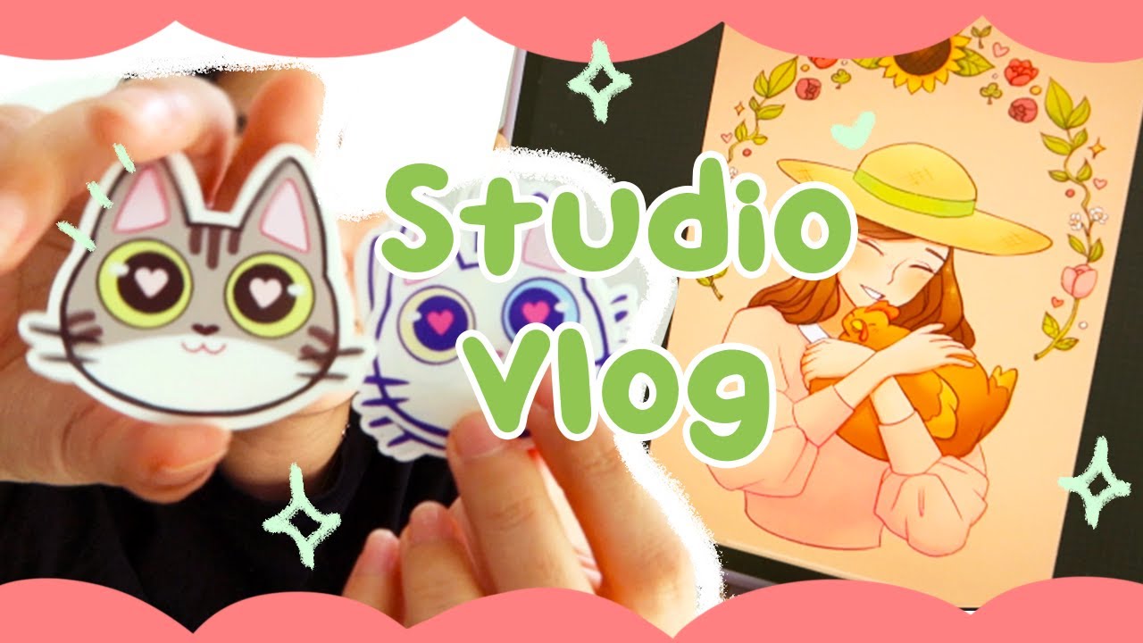 Studio Vlog 001: Starting My Small Business (again) | Sticker and Print ...