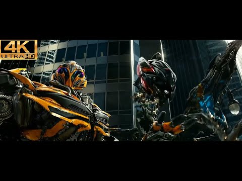 Transformers 4 Optimus Prime VS Grimlock Savaş Sahnesi #2 4K Türkçe ...