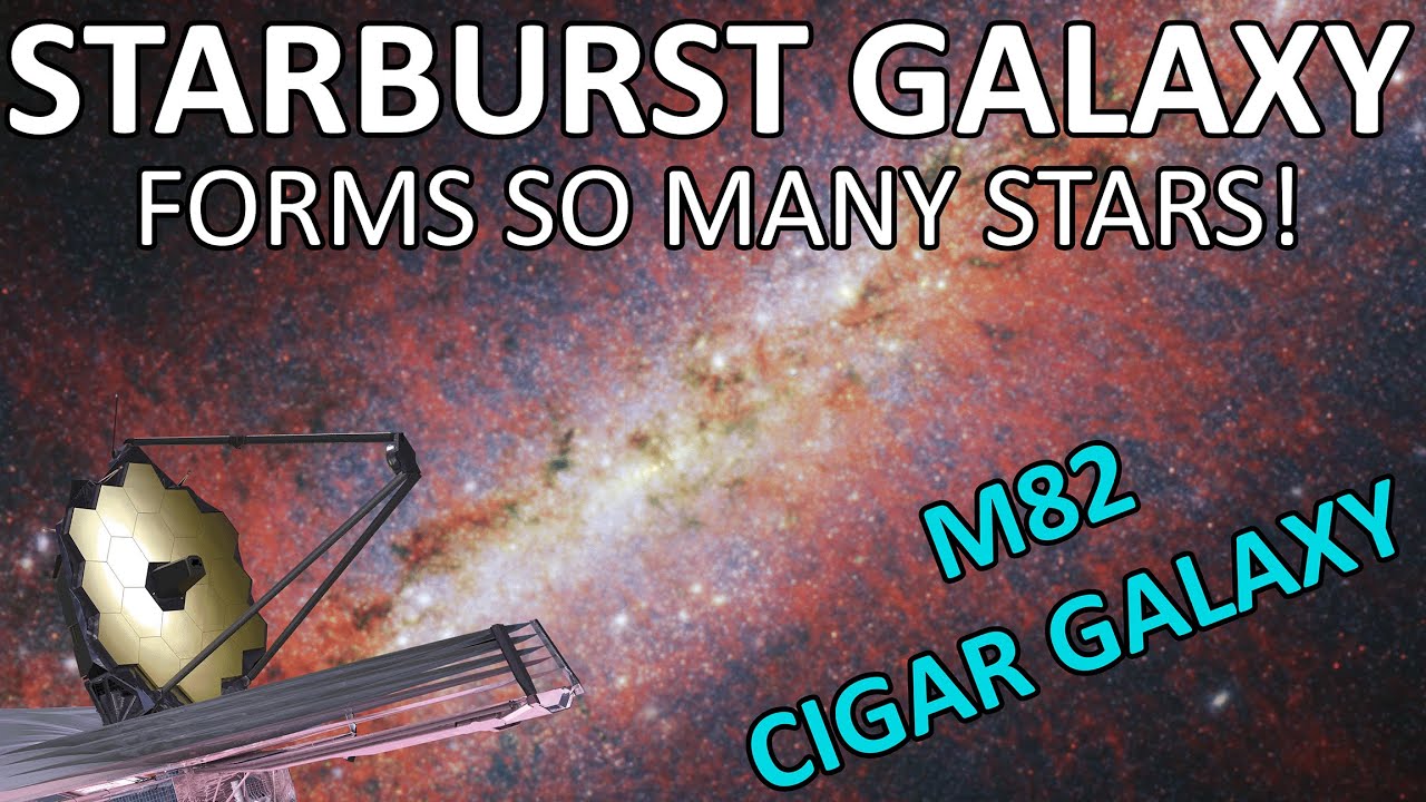 JWST FINALLY Images Cigar Galaxy - YouTube