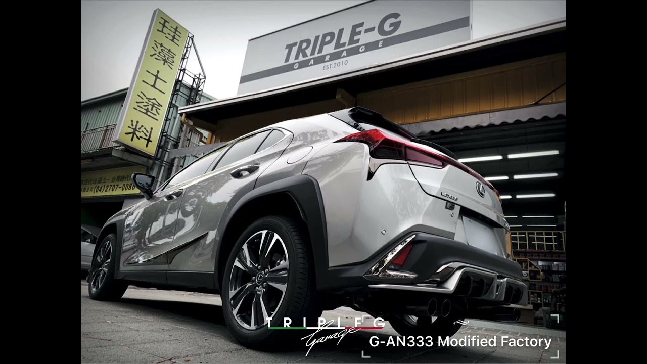 Lexus UX200 JDM TRD x Rowen x Tom’s 空力套件 搭配 TRD 排氣管 完美演繹 《激安！333日本部品 X ...