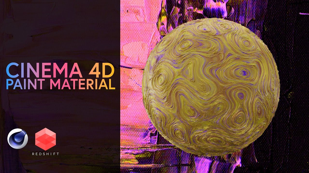 Cinema 4D and Redshift- Create Acrylic Paint With Distortion - YouTube