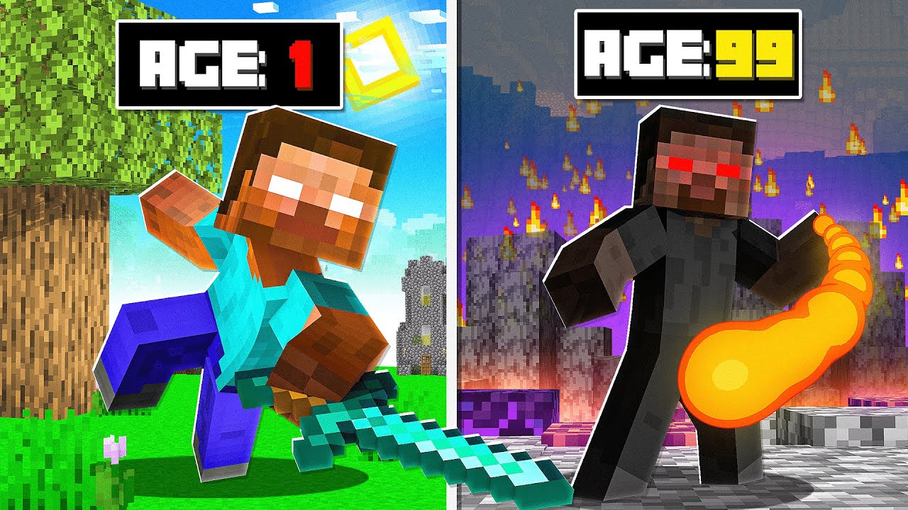 Surviving 99 Years As Herobrine In Minecraft... - YouTube