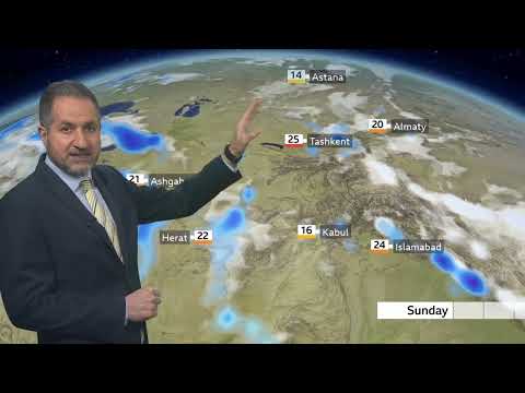 BBC Weather Today in SOUTH and CENTRAL ASIA - April 4th, 2026