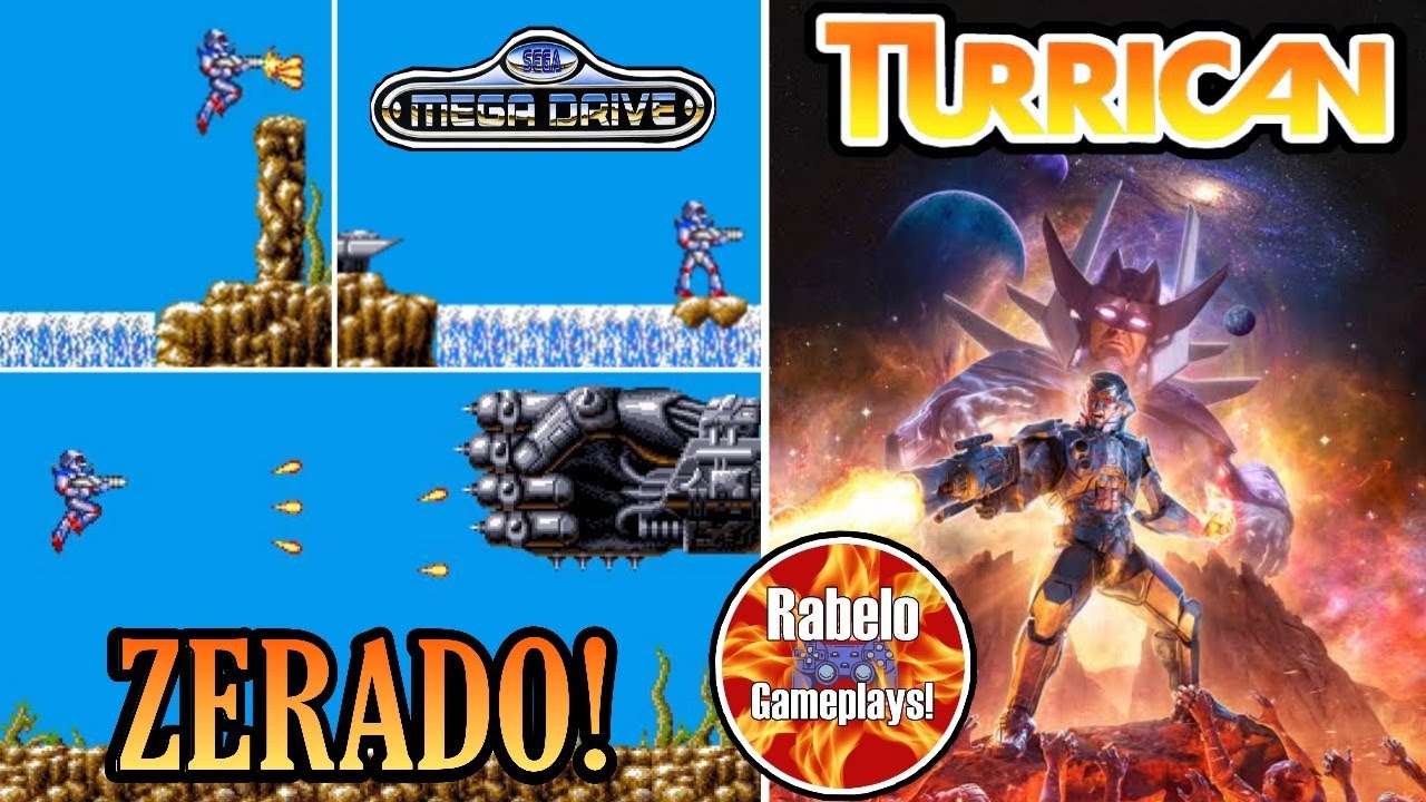O PRIMEIRÃO da saga direto pra Sega Genesis! - TURRICAN (Mega Drive ...