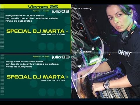 Dj Marta sesion en directo @nontheclub Viernes 26 Julio 2003 - YouTube