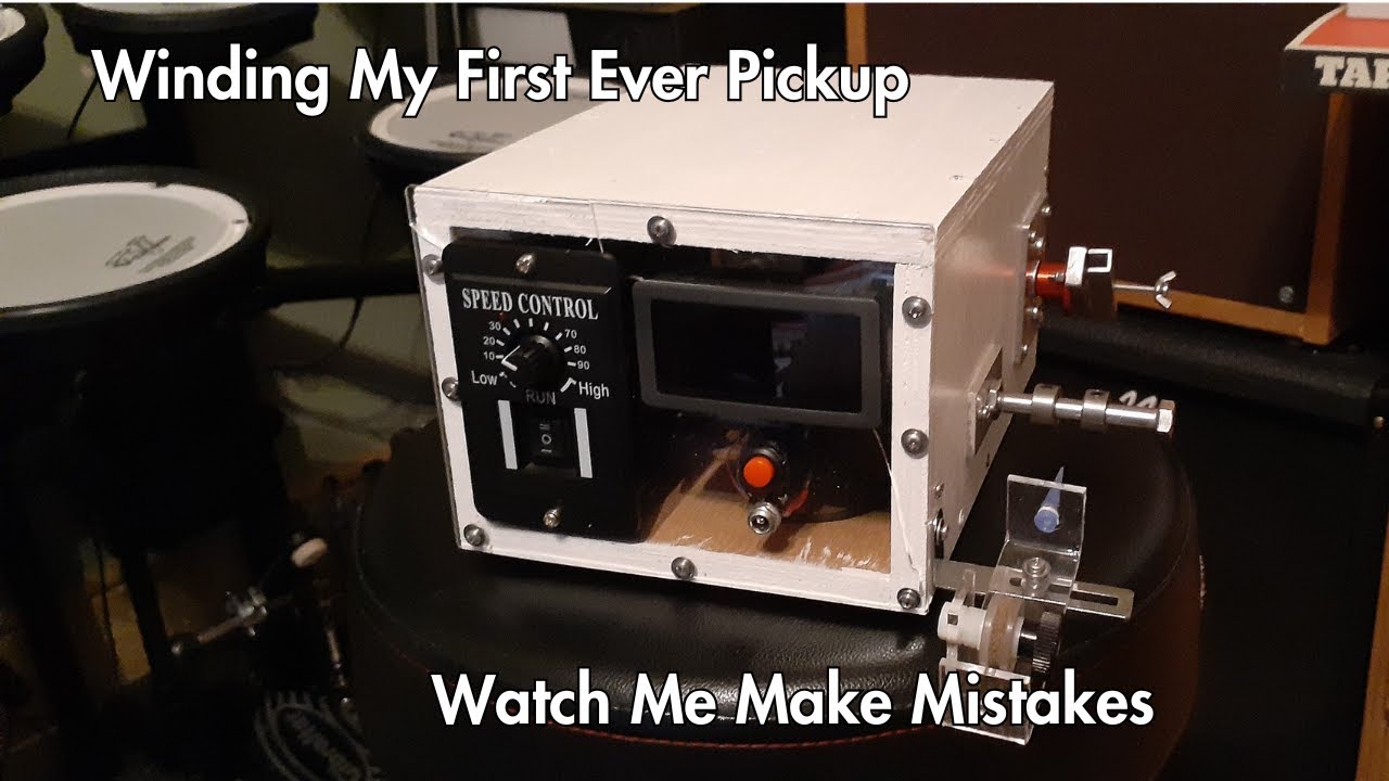 First Time Winding Guitar Pickups and Wax Potting - YouTube