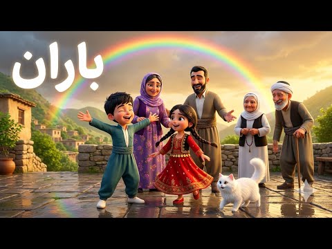 Gorani mndalan |🌈 باران | Kurdish Animated Song for Kids | گۆرانی کوردی بۆ منداڵان