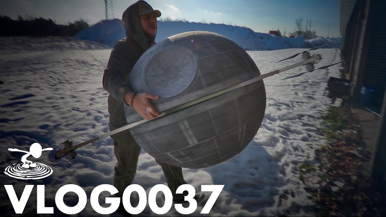 FLYING AN RC DEATH STAR | VLOG0037 - YouTube