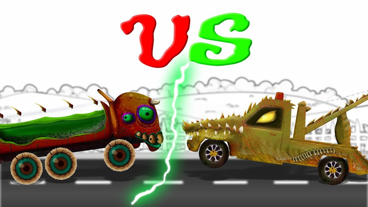 Scary vs Scary | Scary oil tanker | Scary tow truck - YouTube