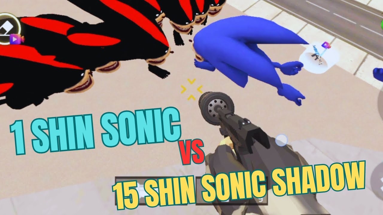 1 Shin sonic Tapes Vs 15 Shin sonic Shadow 🦾🦾 #live #roblox #gaming # ...