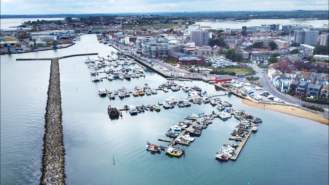Poole Quay Bournemouth, Dorset Sunseeker International Boatyard from ...