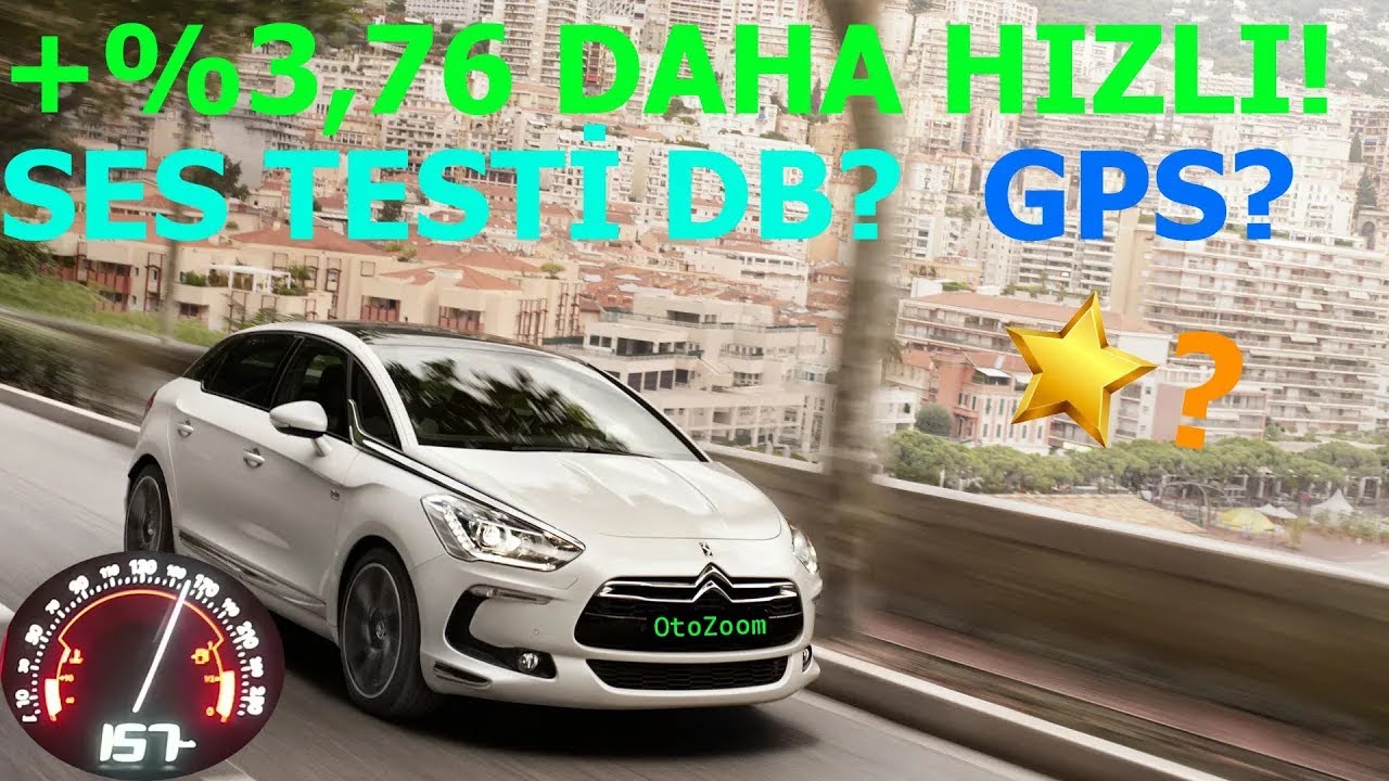 DS5 Bu Ebatta Dediğini Yaptı! - DS5 1.6 e-HDI MCP6 112HP 0-100, 0-120, 0-150 Hızlanma (GPS ...