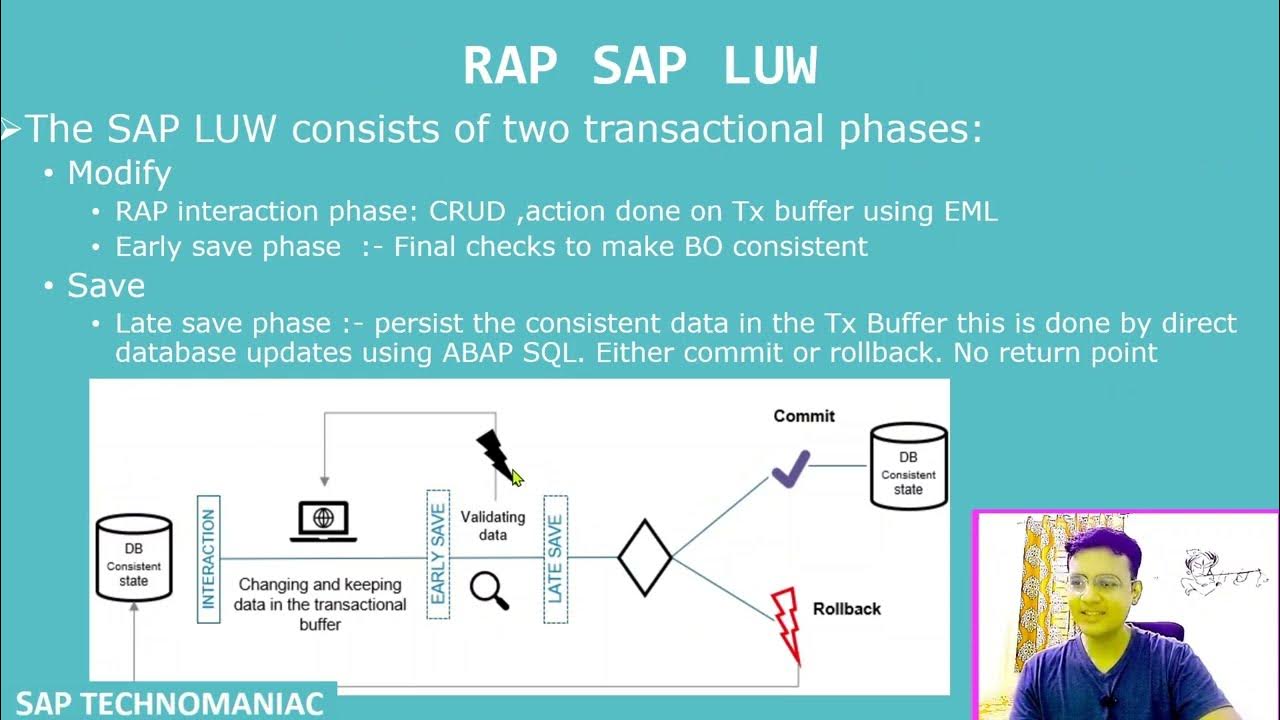 RAP's Model Meets SAP's LUW for Enhanced Performance Part 34 - YouTube