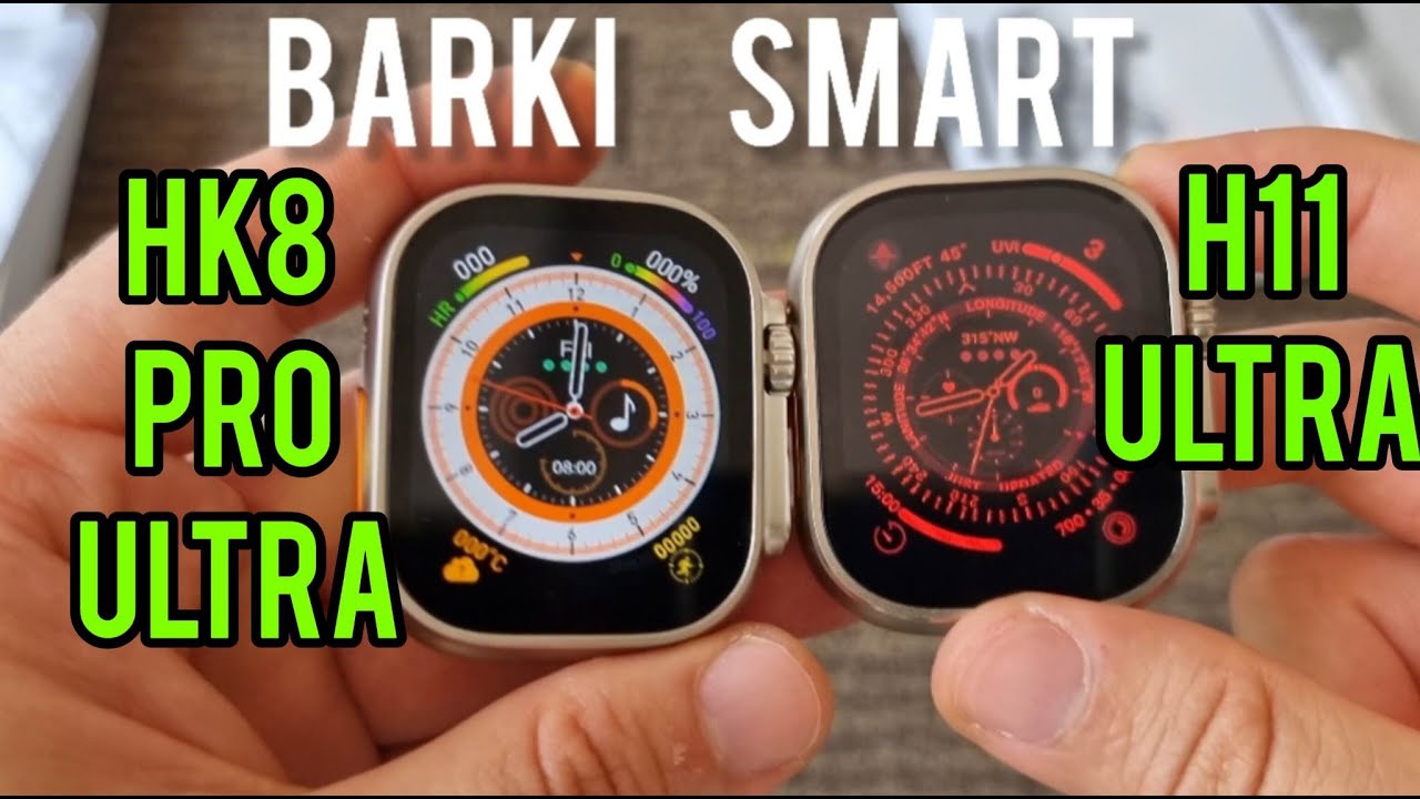 Comparación Hk8 Pro Ultra Vs H11 Ultra - YouTube