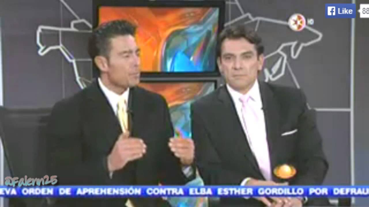 Fernando Colunga y Jorge Salinas en noticiero c/Joaquin Lopez Doriga ...