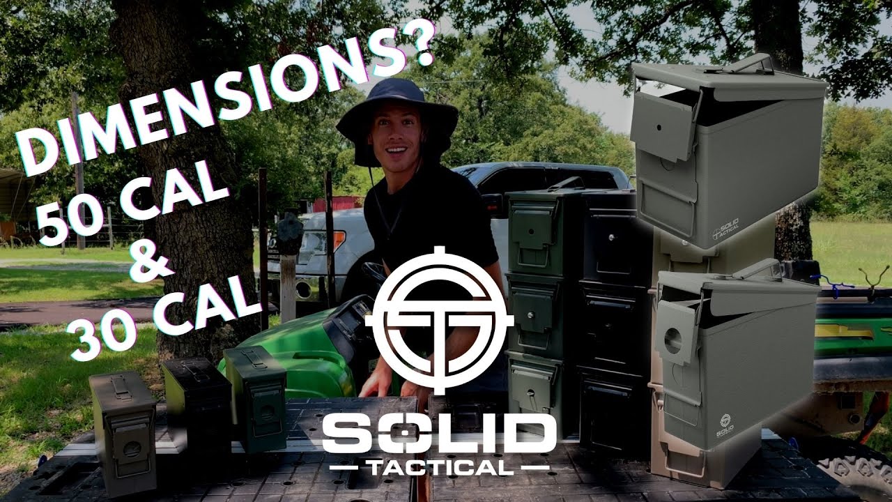Metal Ammo Box Dimensions m19a1 30 Cal and m2a1 50 Cal by Solid ...