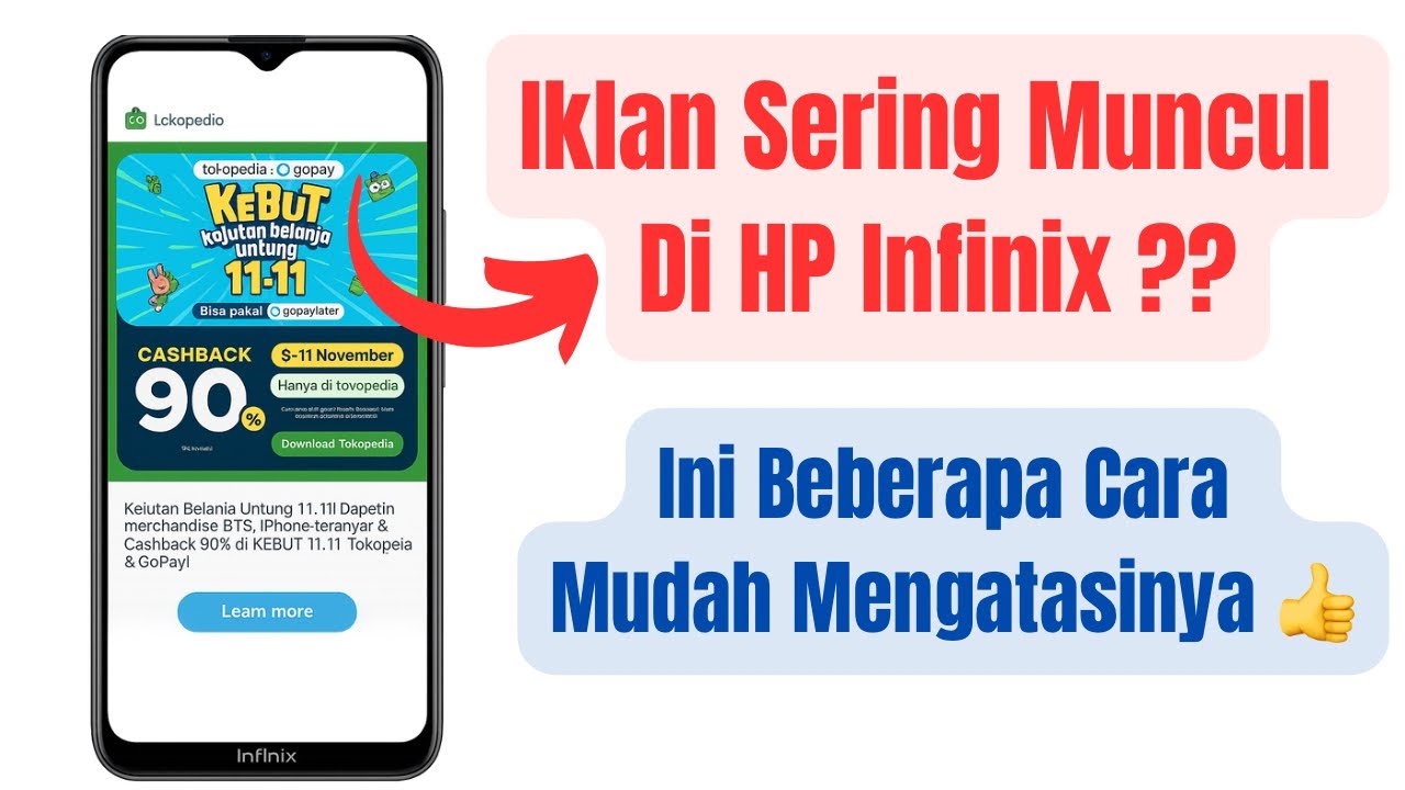 Cara Menghilangkan Iklan Di HP Infinix Terbaru - YouTube
