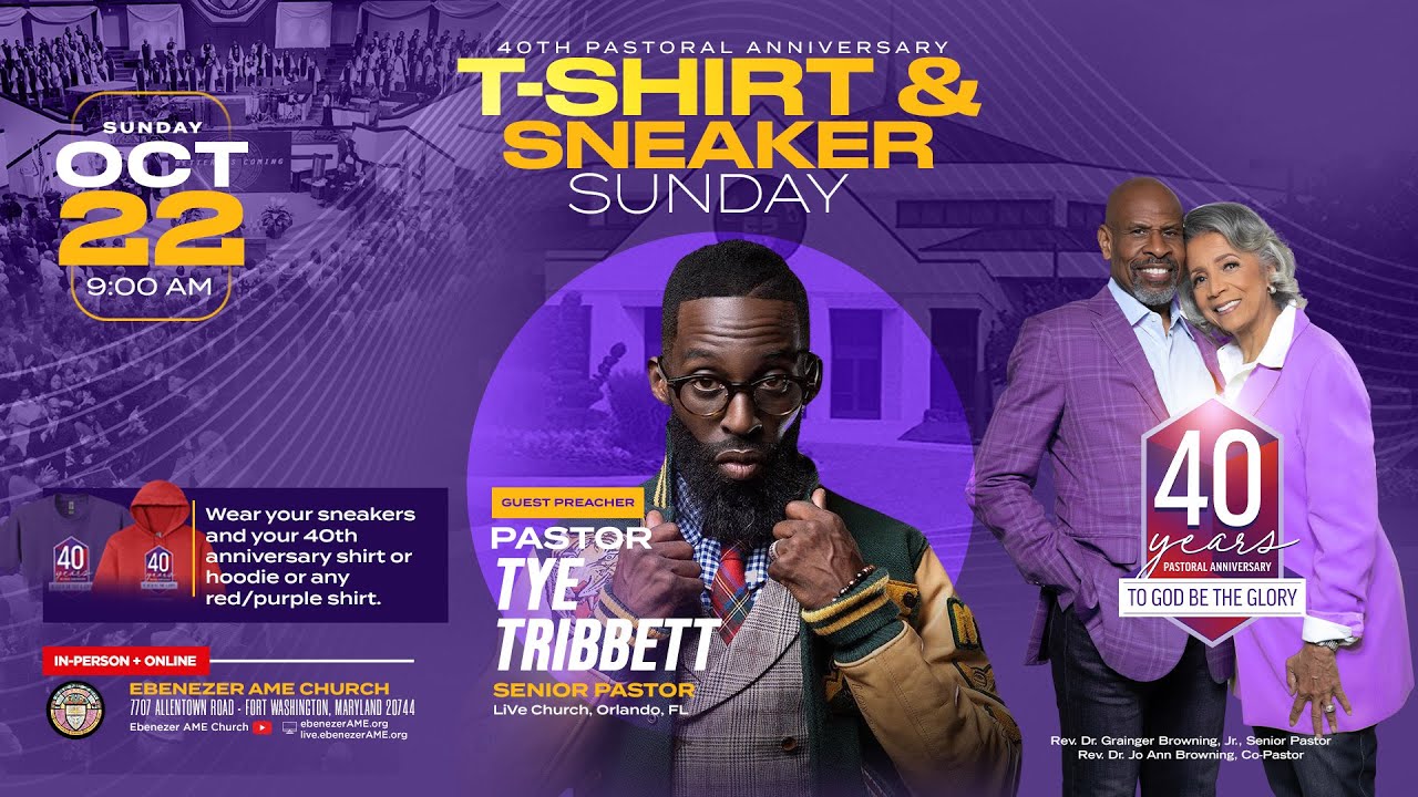 "All Things New" | Pastor Tye Tribbett, Guest Preacher | Sunday Worship ...