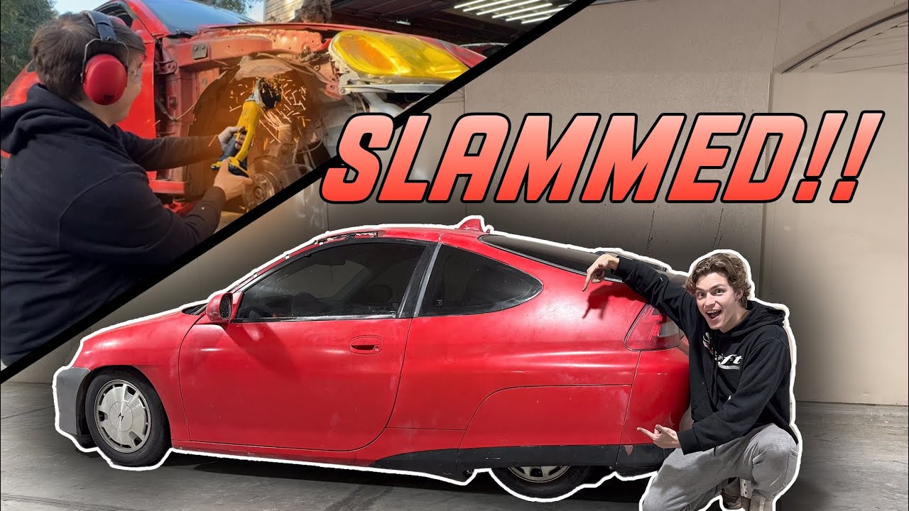 We SLAMMED Our Honda Insight | The Perfect Stanced Daily Driver🛸 - YouTube