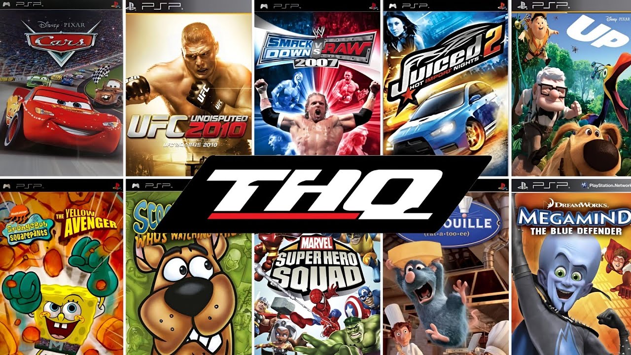 TOP 24 BEST THQ GAMES FOR PSP[PLAYSTATION PORTABLE] - YouTube