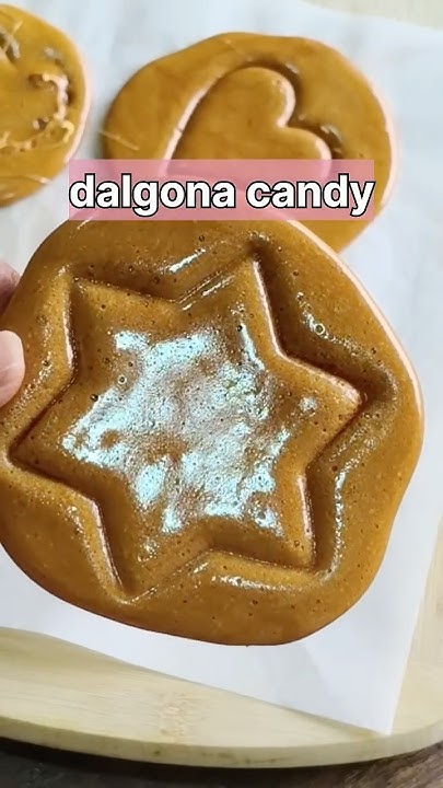 dalgona candy squid game #dalgonacandyrecipe #squidgame #squidgamecandy #sweet #sugarcandy - YouTube