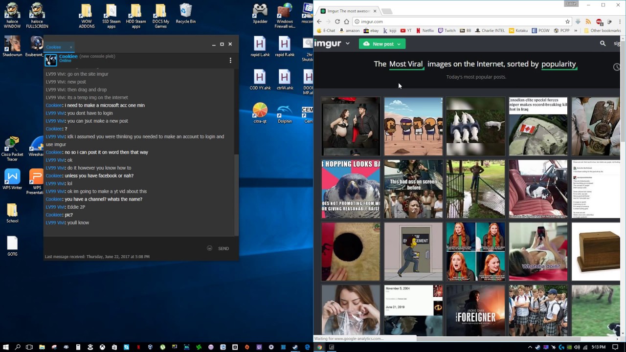 Sending a Pic with a URL link in Steam - YouTube